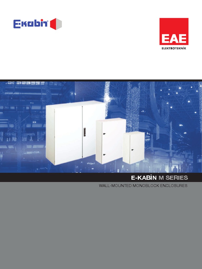 E-Kabin - M Series - Monoblock Enclosure - ENG | PDF | Door | Equipment