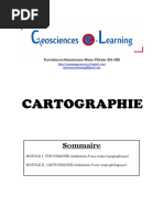 Cours de Cartographie Générale et Thématique | PDF | Cartographie ...