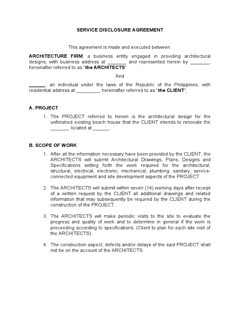 Contract Sample | PDF | Architect | Value Added Tax