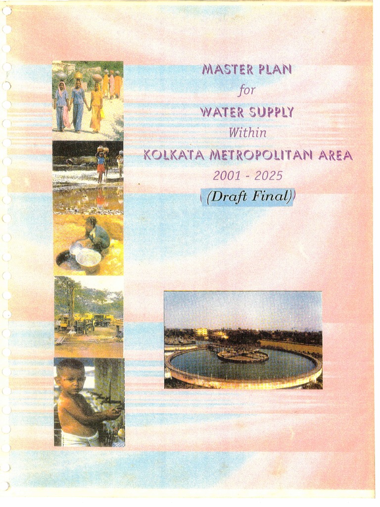 Master Plan For Water Supply | PDF | Kolkata | Water
