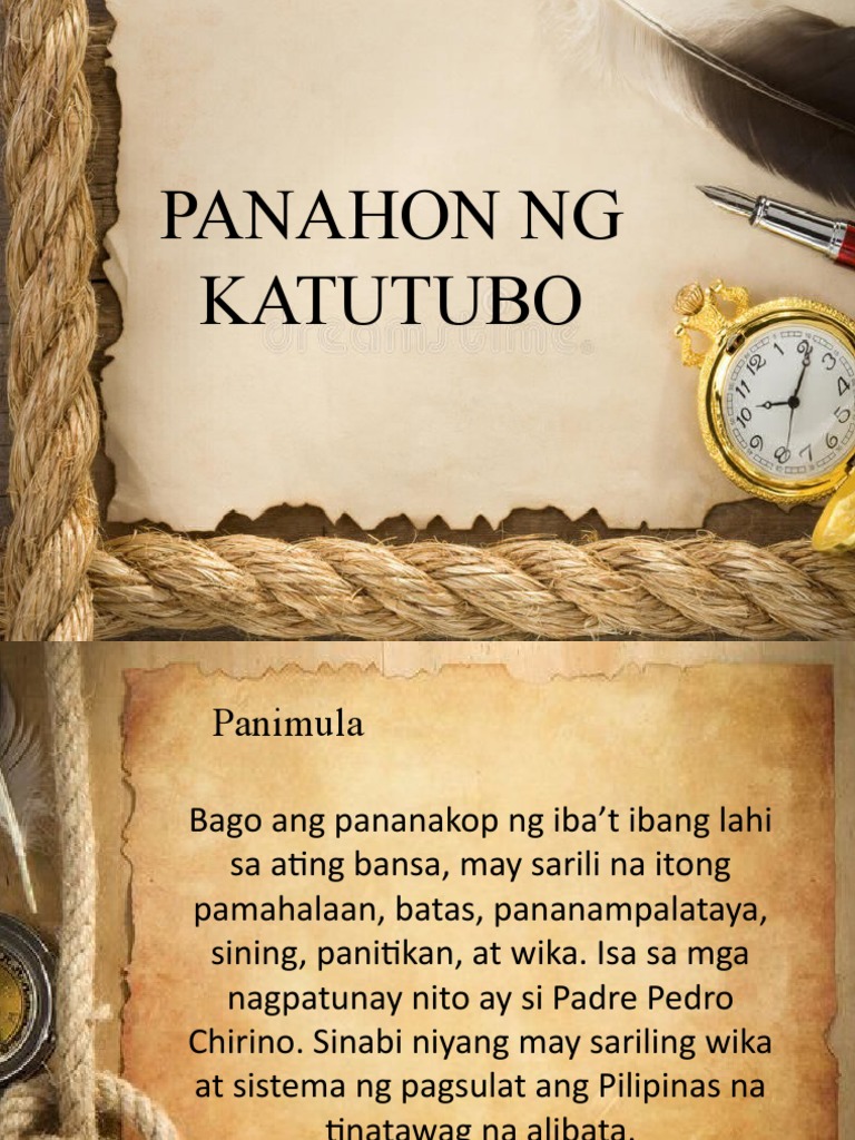 Panahon NG Katutubo | PDF