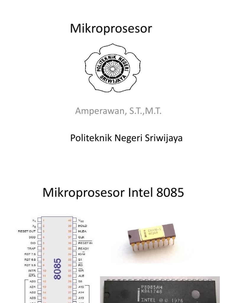 Mikroprosesor 8085 Des 2023pptx | PDF