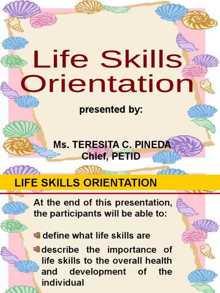 1. LIFE SKILLS ORIENTATION | PDF | Thought | Feeling