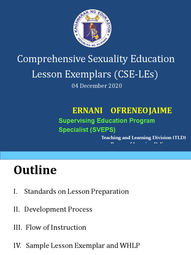CSE-Lesson-Exemplars - DLP - Mam Weng | PDF | Learning | Educational ...