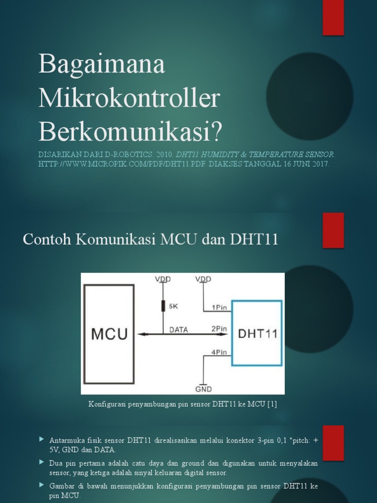 Komunikasi Mikrokontroller dengan DHT11 | PDF | Game & Aktivitas