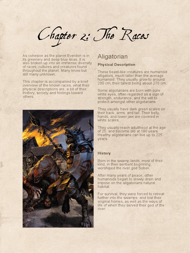 Everden A Players Handbook Chapter 2 Preview | PDF | Frog