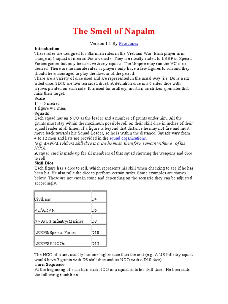 The Smell of Napalm | Download Free PDF | Corporal | Sergeant