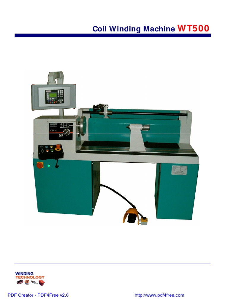 Coil Winding Wt500 | PDF | Personal Computers | Electric Motor