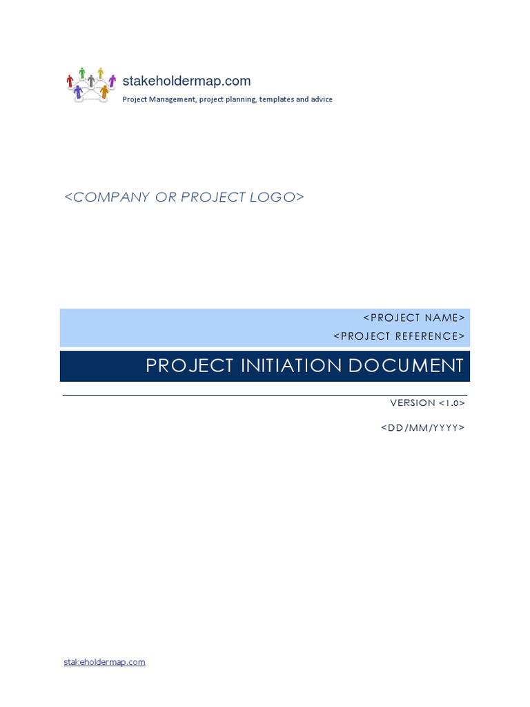 PID Project Initiation Document Template | PDF | Project Management ...