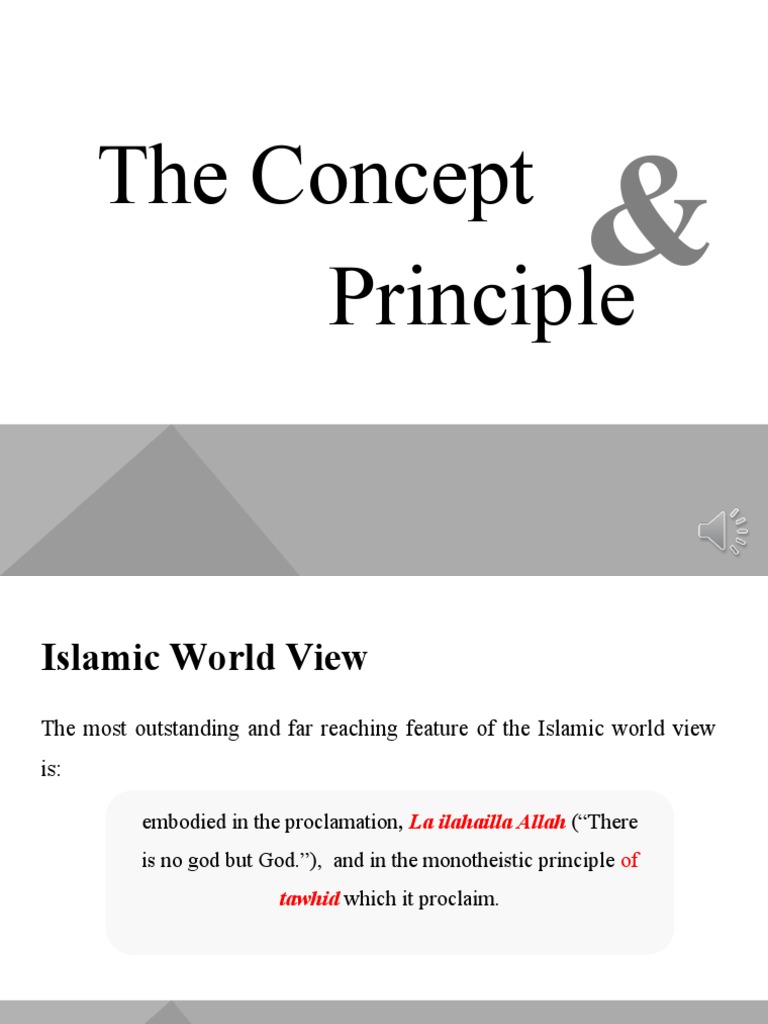 Lecture 3. VCS 155 The Concept and Principle - DONE | PDF | Tawhid | God