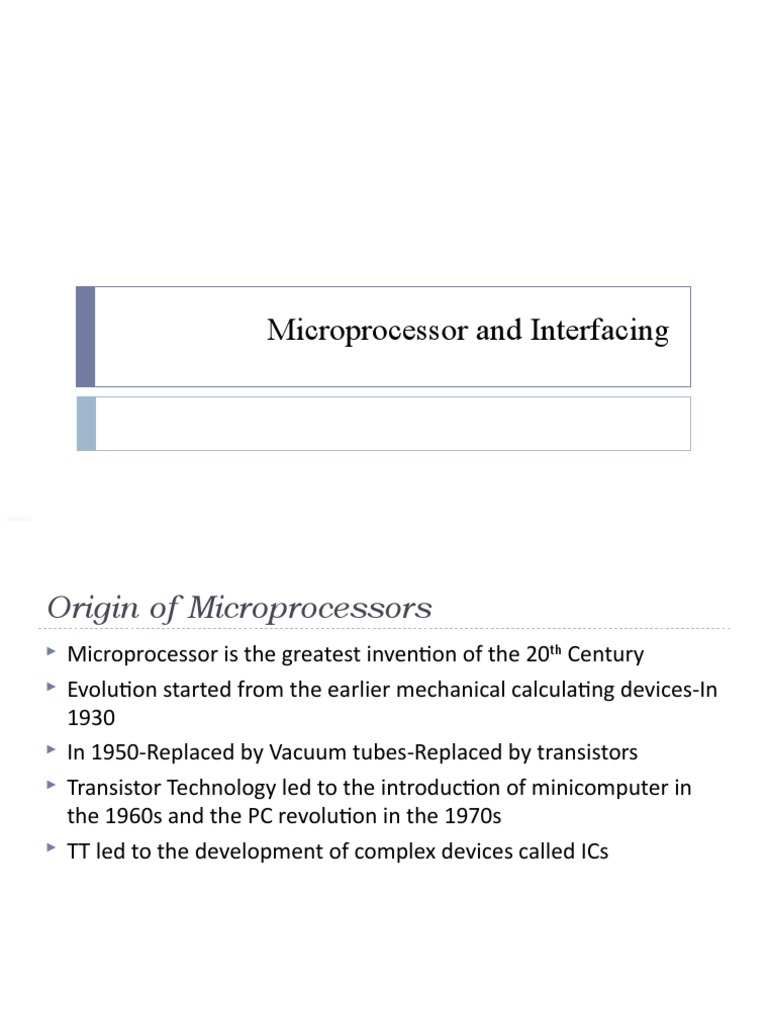 8086 Architectute 1 | PDF | Microprocessor | Integrated Circuit