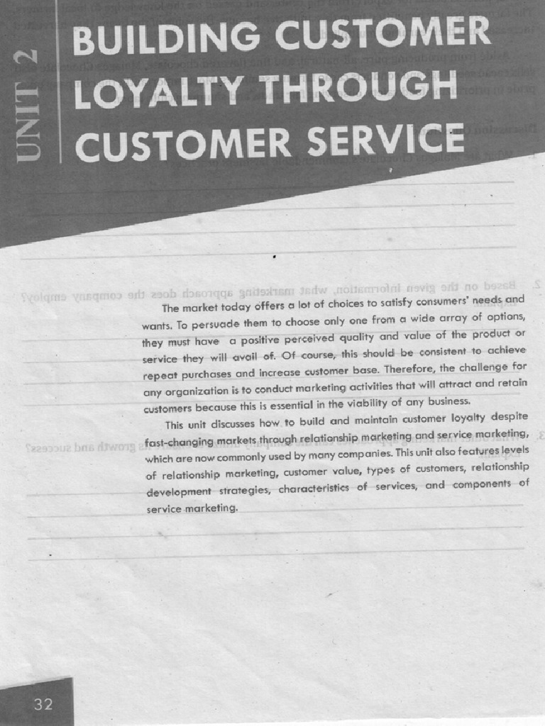 Unit2 Marketing | PDF