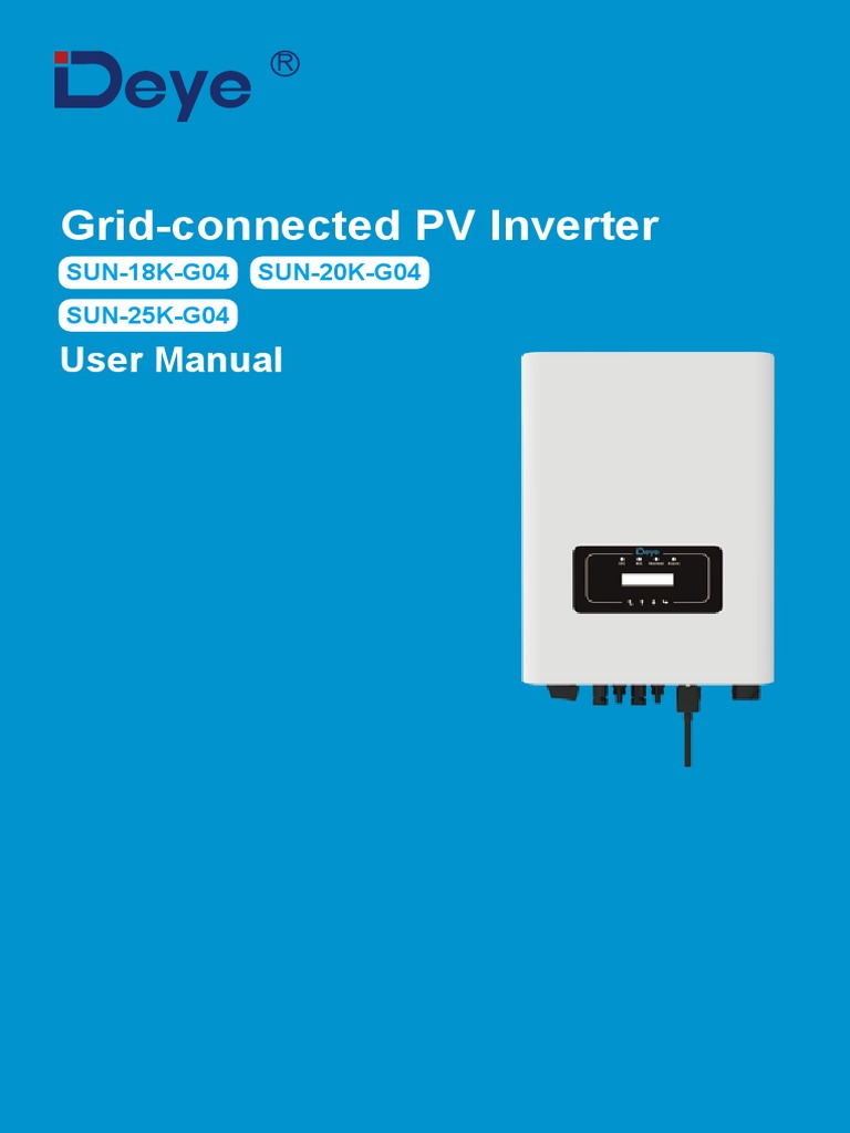 Manual Inverter | PDF | Power Inverter | Electrical Connector