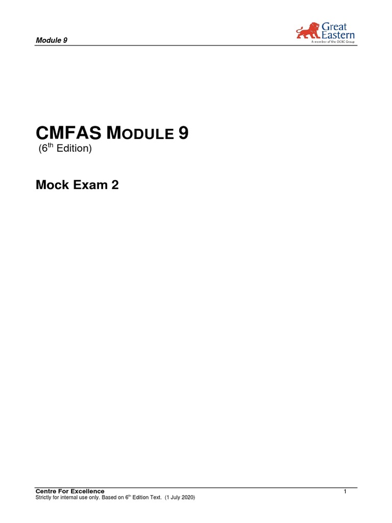 M9 Mock 6th Edn | PDF | Insurance | Life Insurance