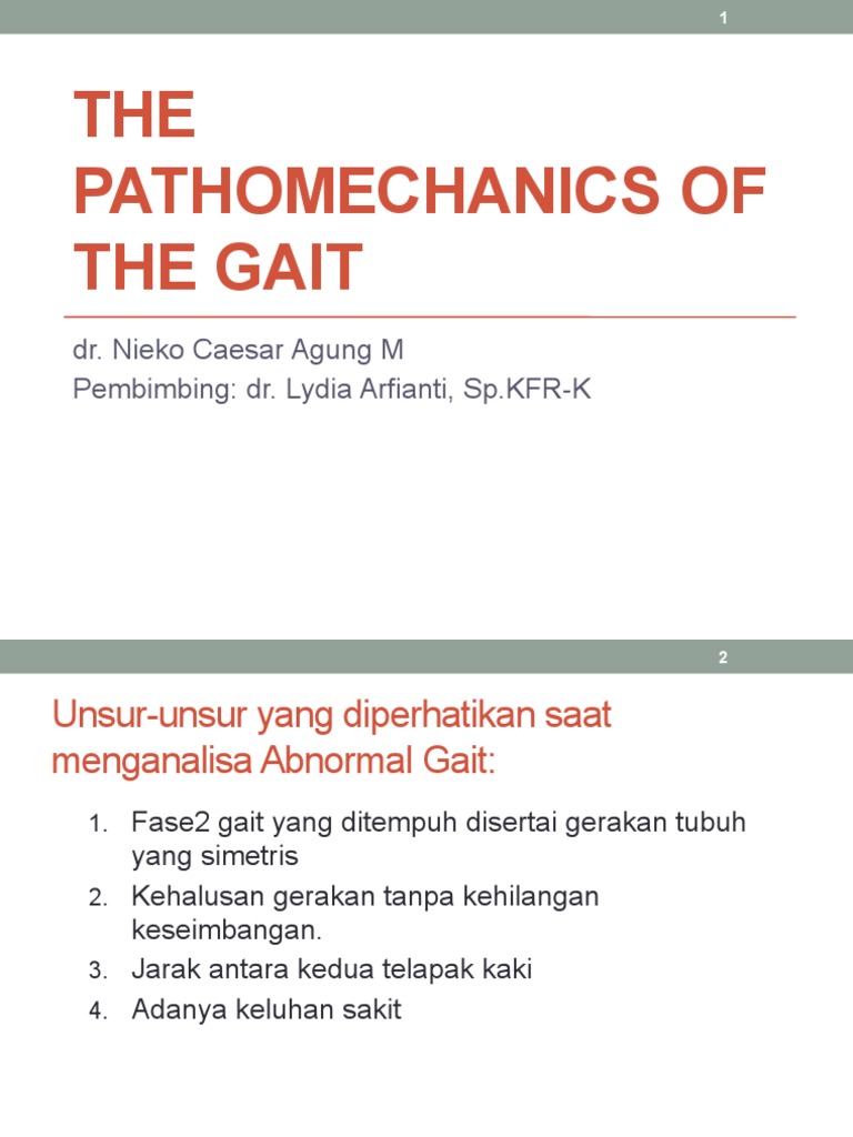 Abnormal Gait | PDF