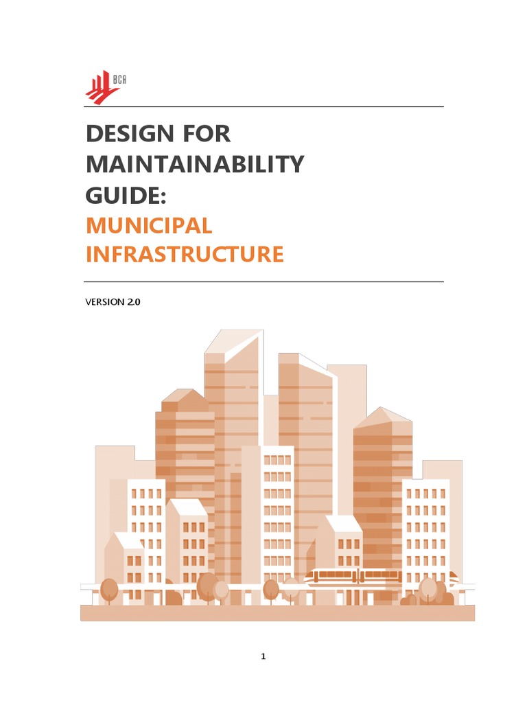 Design For Maintainability Guide - Municipal Infrastructure (Version 2 ...