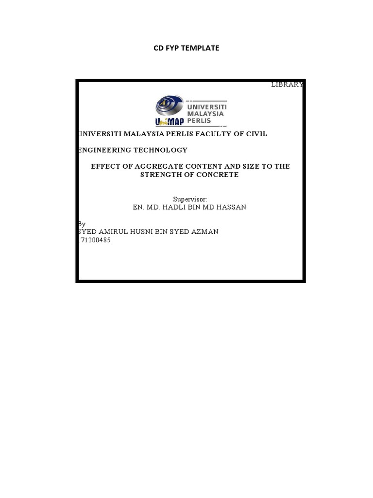 Syed Amirul Husni CD Template (For LIBRARY) | PDF