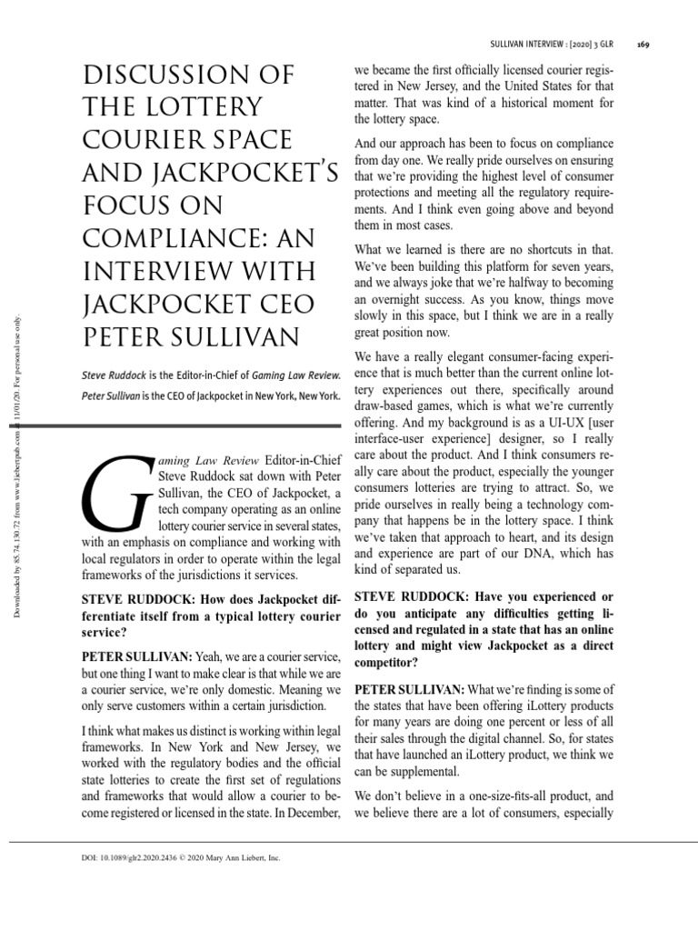 Jackpocket | PDF | Credit Card | Lottery