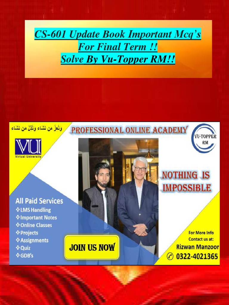 CS601 Quiz-3 File by Vu Topper RM | PDF | Modulation | Channel Access ... CS601 Quiz-3 File by Vu Topper RM | PDF | Modulation | Channel Access ...