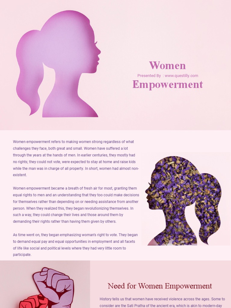 Women Empowerment | PDF | Empowerment | Self Esteem
