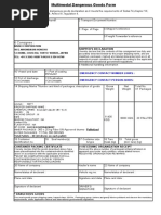 Imo Dangerous Goods Declaration | PDF | Dangerous Goods | Shipping