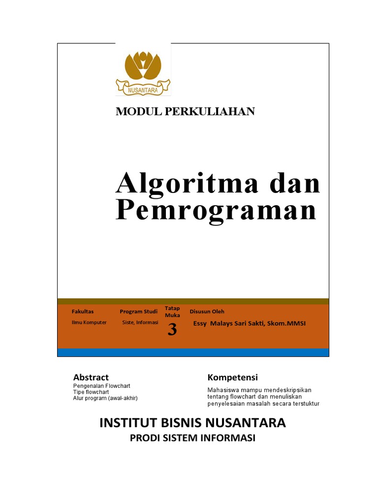 Modul 3 - Pemrograman-Algoritma | PDF