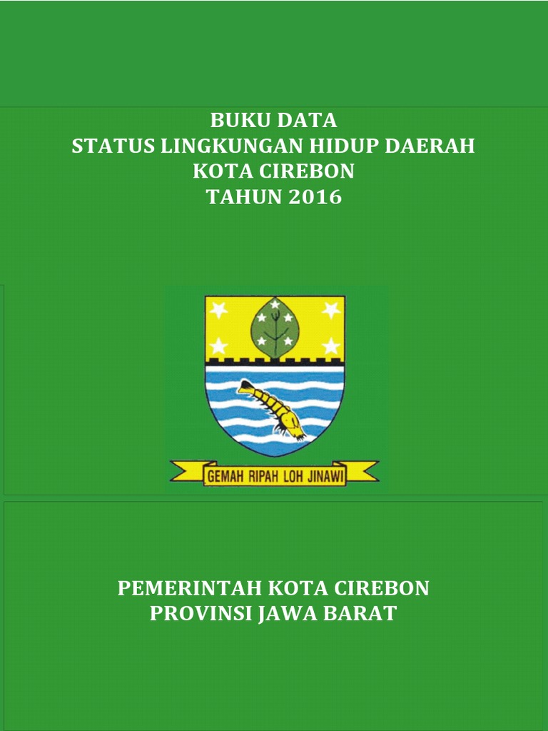 Buku Data SLHD Kota Cirebon 2016 (Final) | PDF