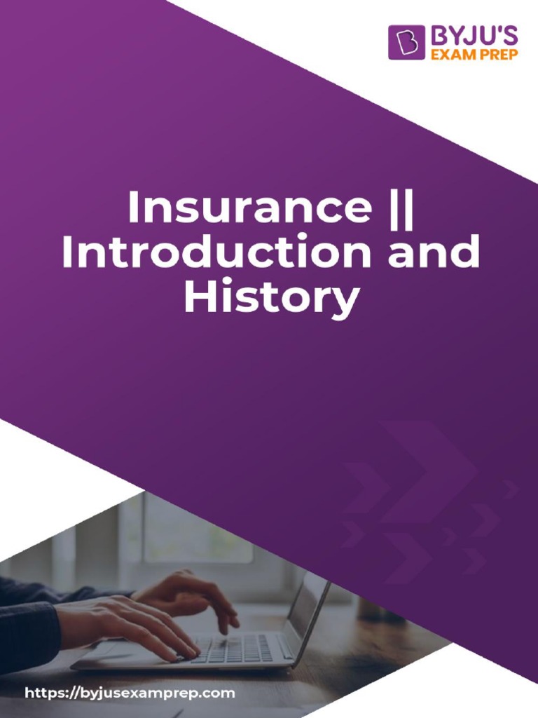 Insurance Introduction and History 1 72 | PDF | Insurance | Financial ...
