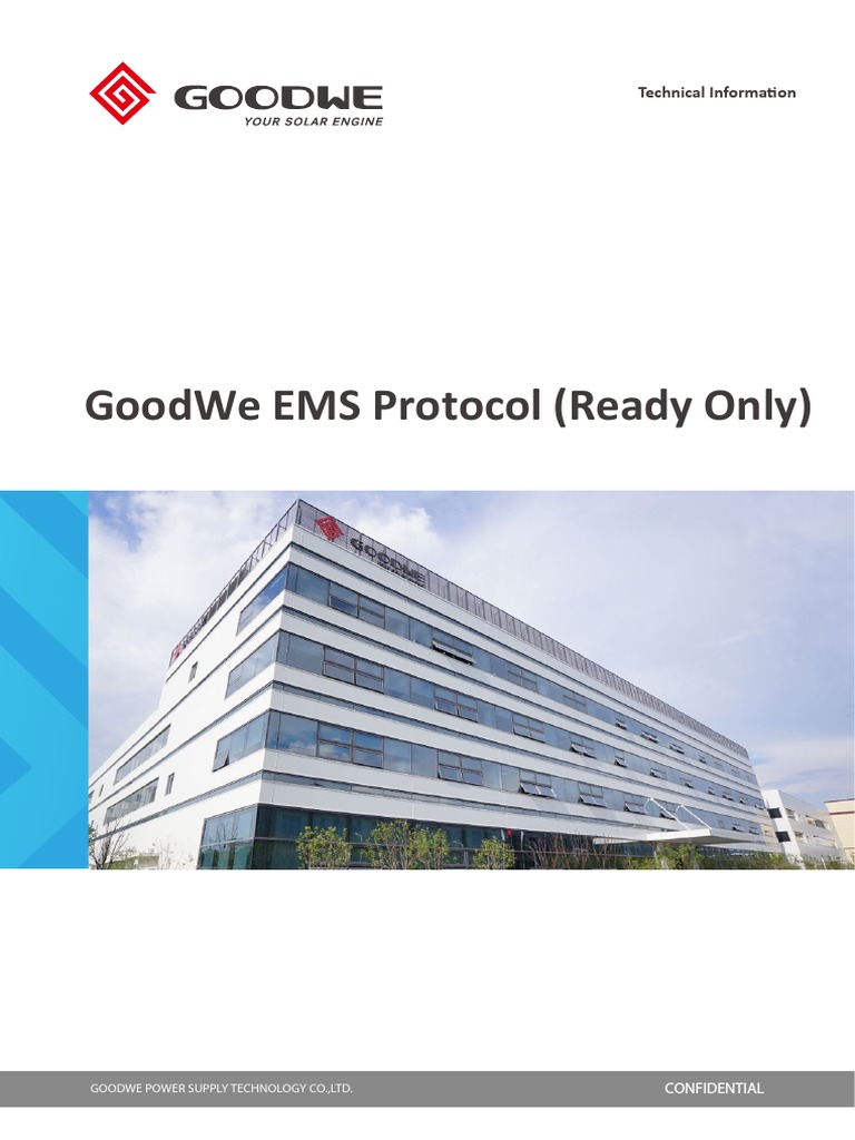 GoodWe EMS Protocol Guide | PDF | Power Inverter | Mains Electricity