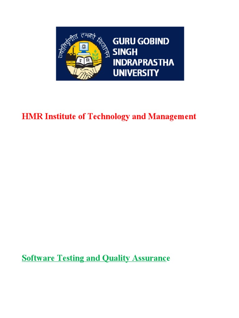 STQA Syllabus 7 Sem New | PDF | Software Testing | Software Bug STQA Syllabus 7 Sem New | PDF | Software Testing | Software Bug