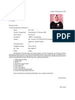 Contoh CV Lengkap dan Terstruktur | PDF