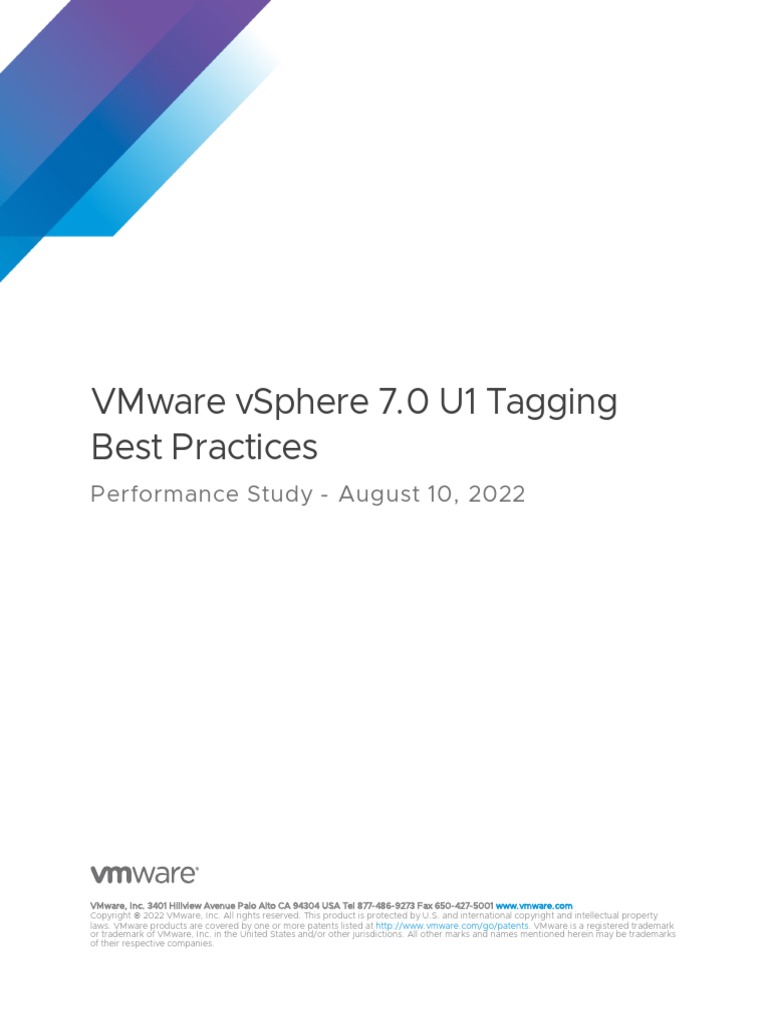 Tagging Vsphere70u1 Perf | PDF | Virtual Machine | Operating System