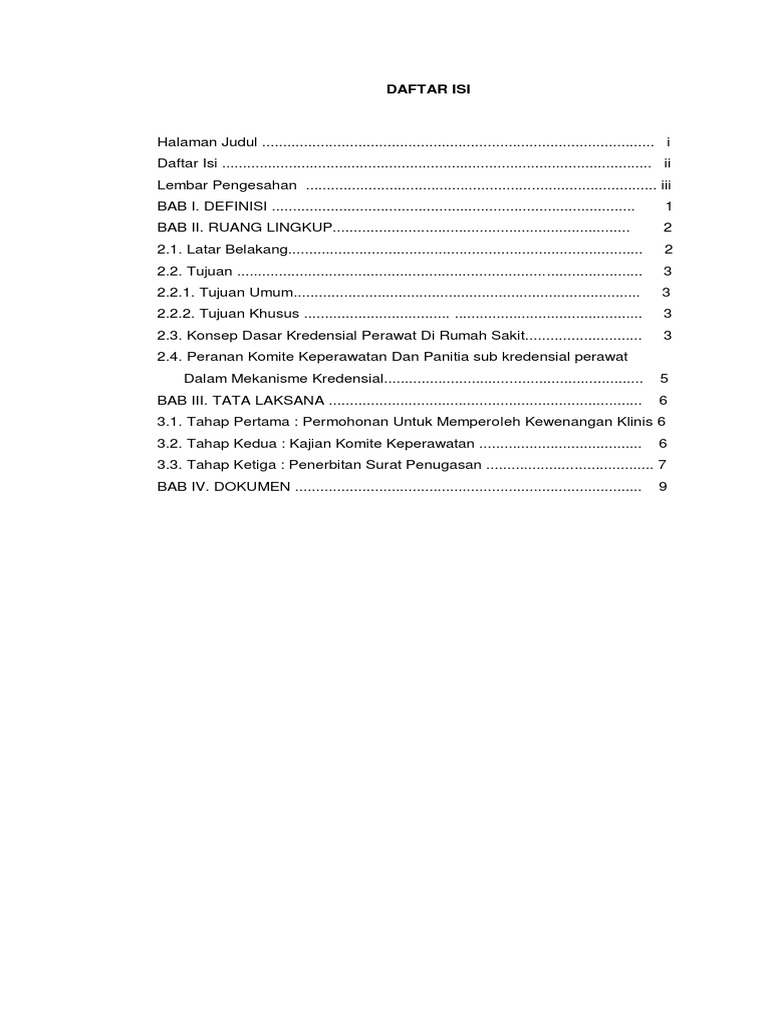 Kps 14 - A Kedua Panduan Kredensial Perawat | PDF