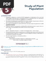 Study of Plant Population Density by Quadrat Method Lab | PDF | Density ...