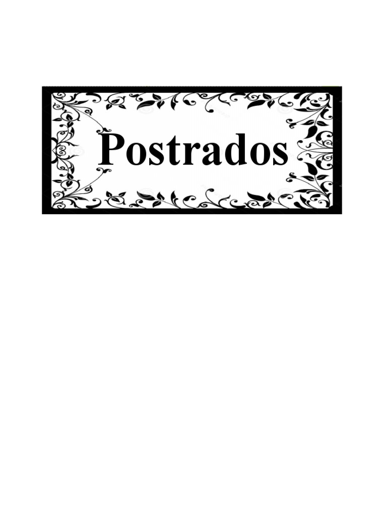 Letrero para Archivadores | PDF
