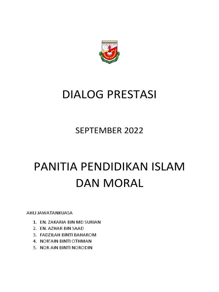 Dialog Prestasi | PDF