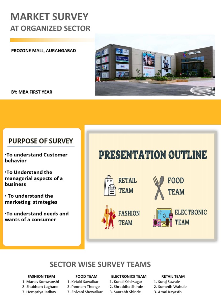 PROZONE MALL SURVEY | PDF