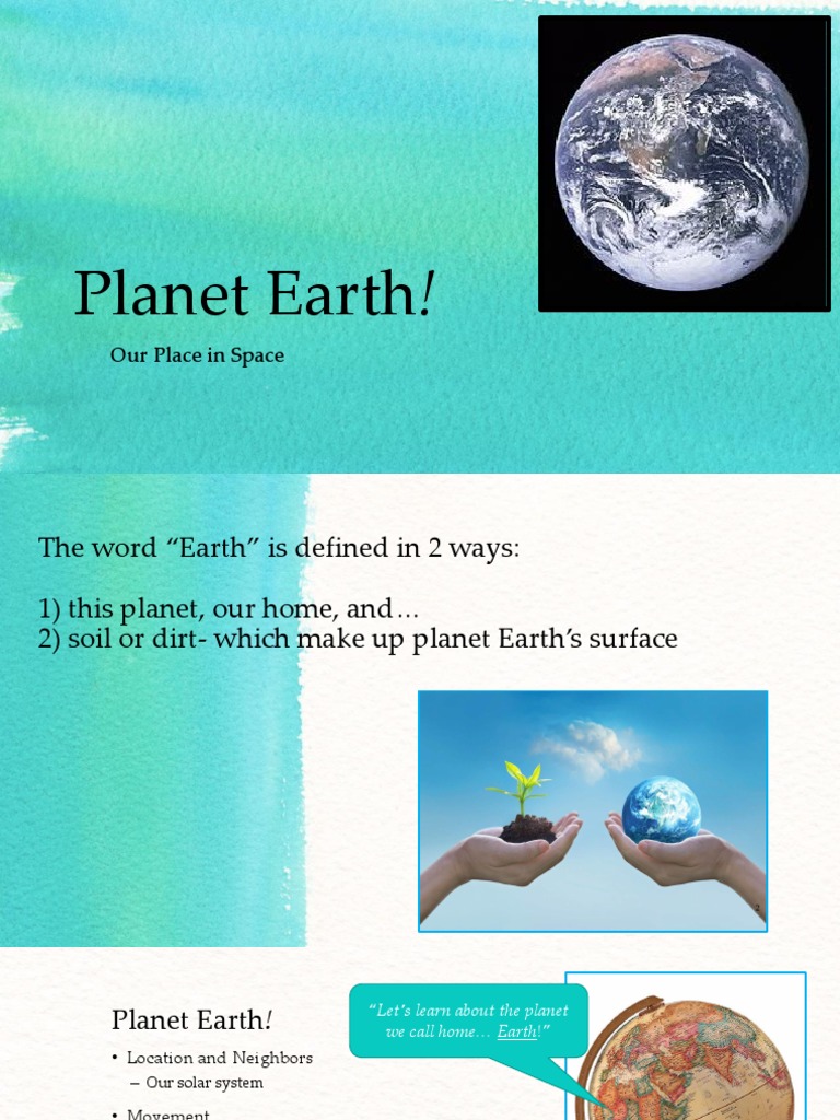Planet Earth!: Our Place in Space | PDF | Planets | Earth