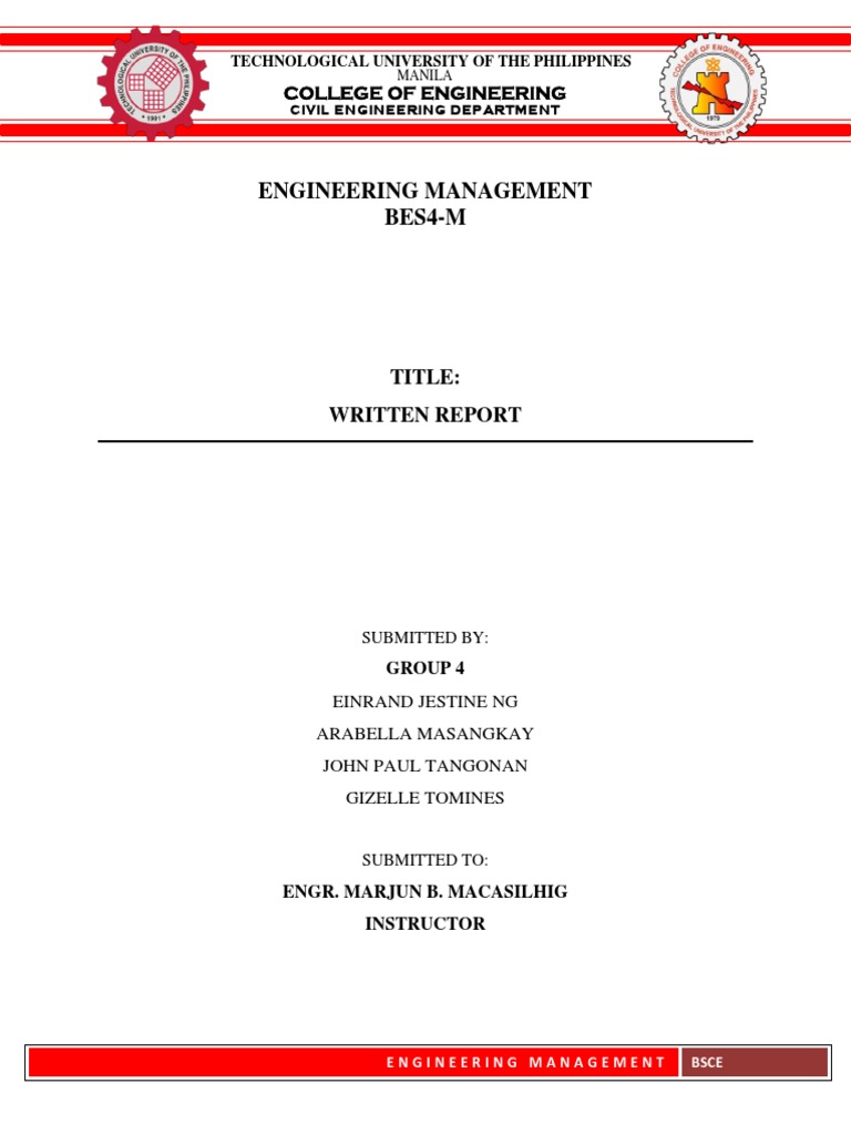 Group 4 - Written Report | PDF | Communication | Code