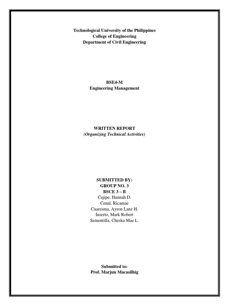 Bes4 - Group 3 - Written Report | PDF | Organizational Structure | Expert