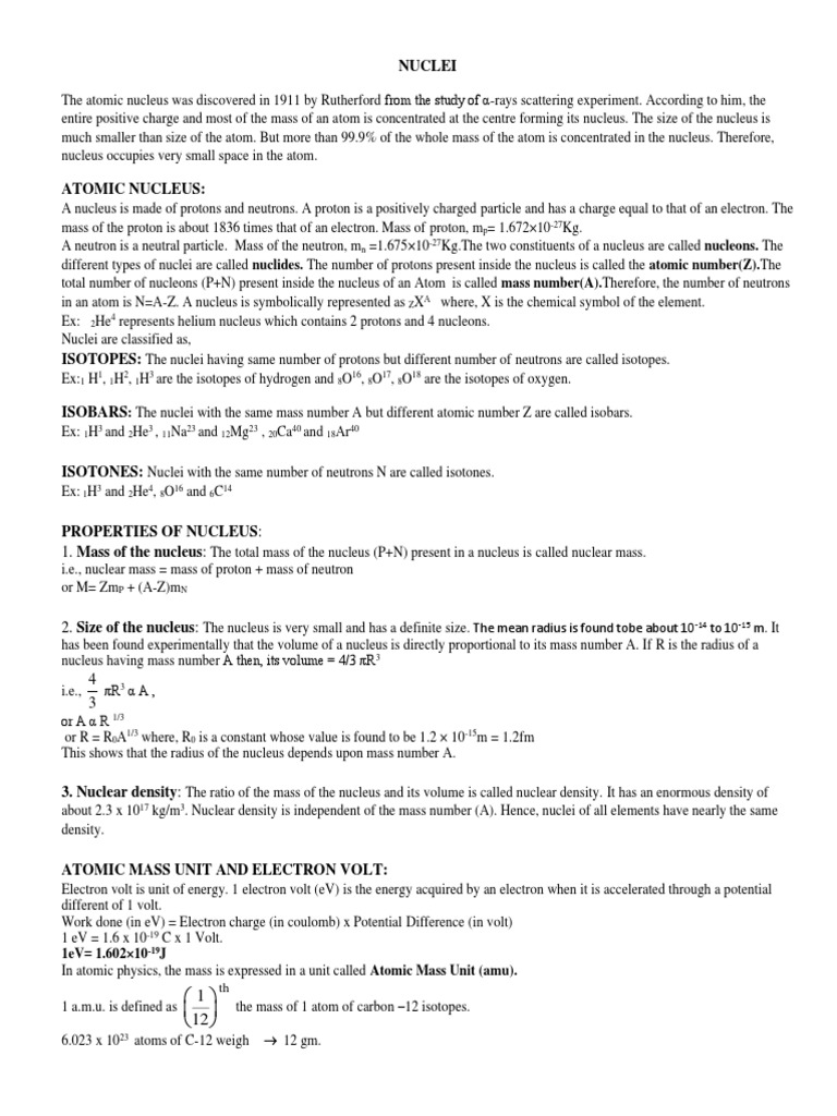 Nuclei 22912 | PDF | Atomic Nucleus | Radioactive Decay