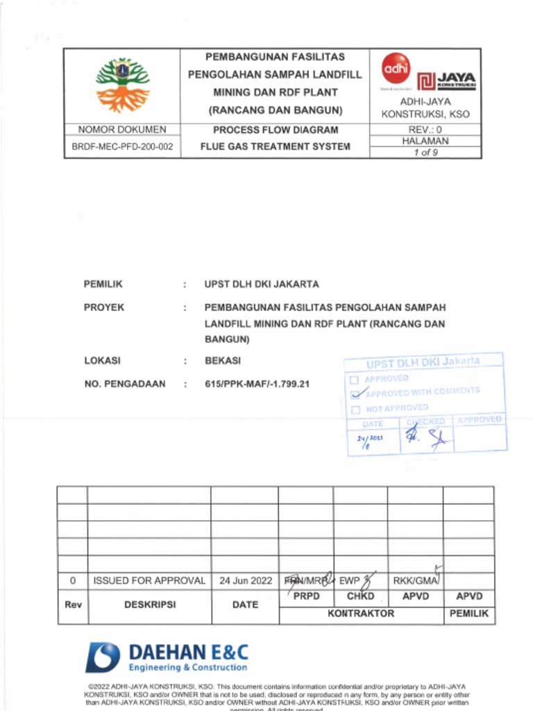 BRDF-MEC-PFD-200-002 - Process Flow Diagram Flue Gas Treatment System ...