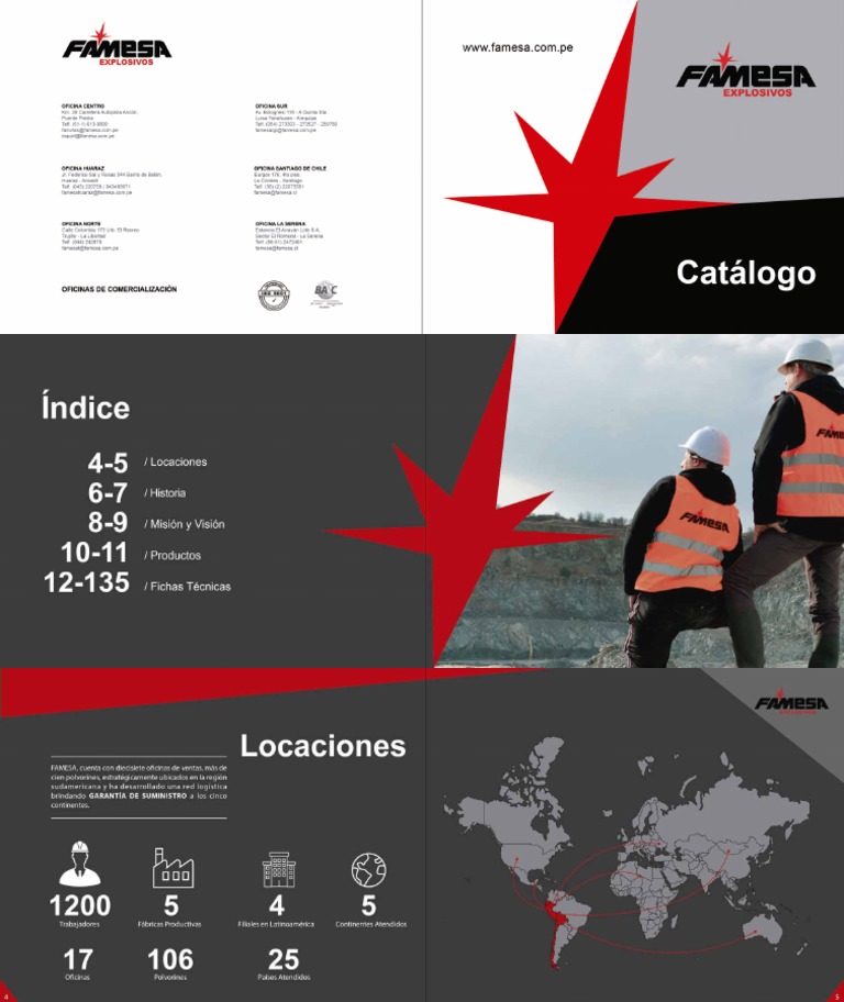 Catálogo Digital FAMESA EXPLOSIVOS - 2022 | PDF