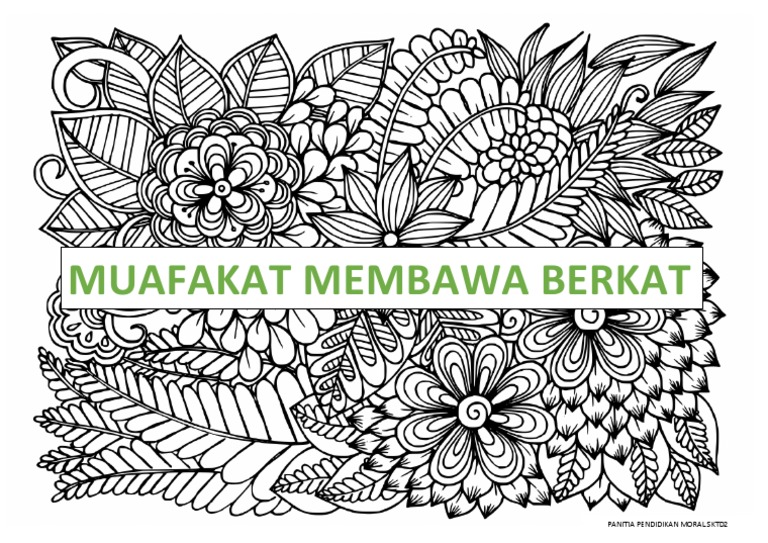 Poster Mewarna Moral | PDF