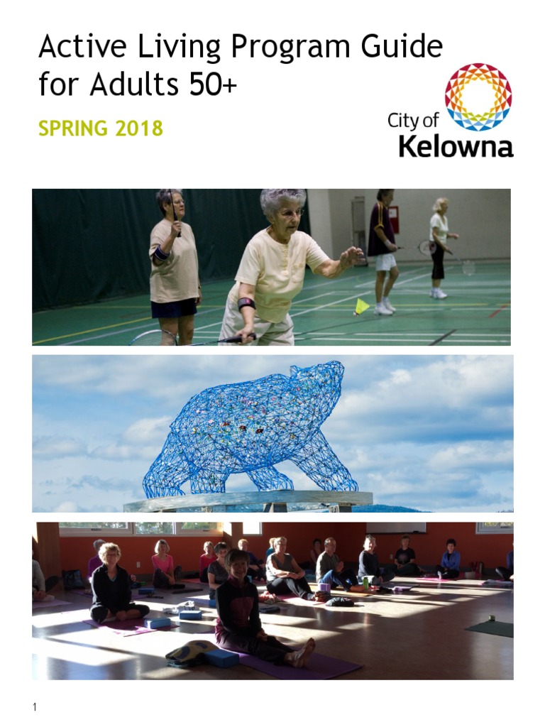 Active Living Program Guide For Adults 50+ - PDF Room | PDF | Asana ...