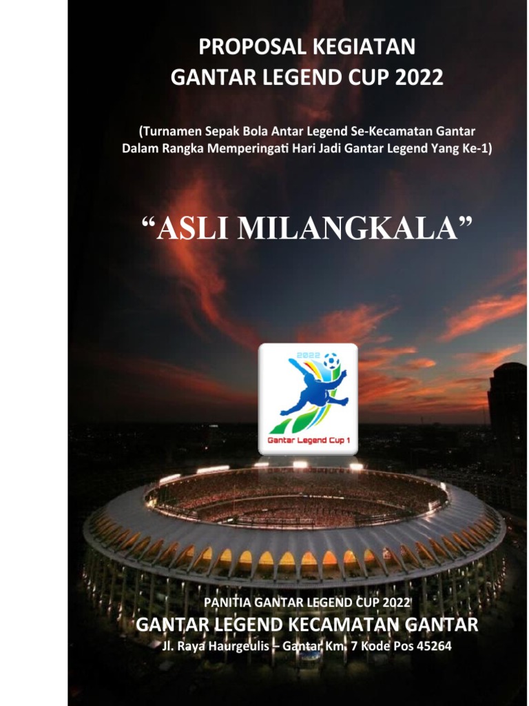 Turnamen Sepak Bola Gantar Legend 2022 | PDF