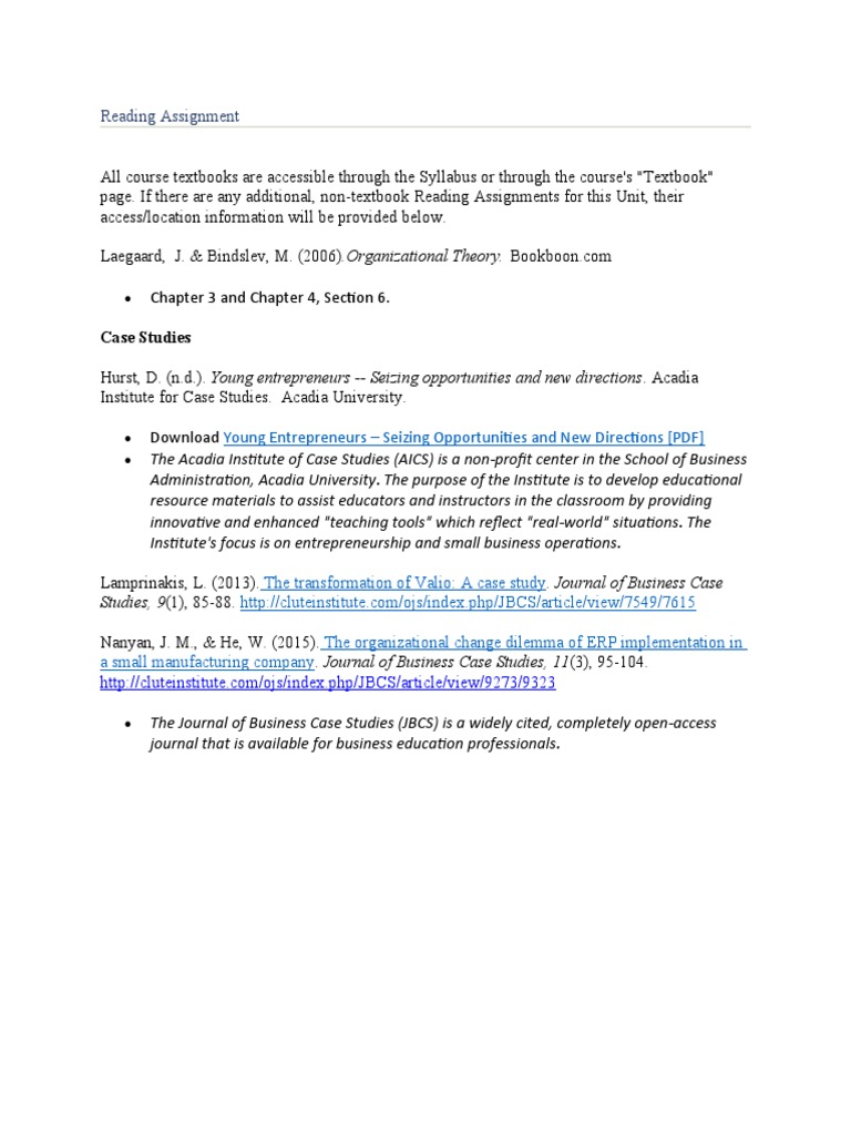 MGT CAPSTONE Case Studies 1 | PDF