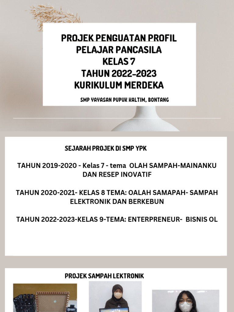 Projek Penguatan Profil Pelajar Pancasila | PDF