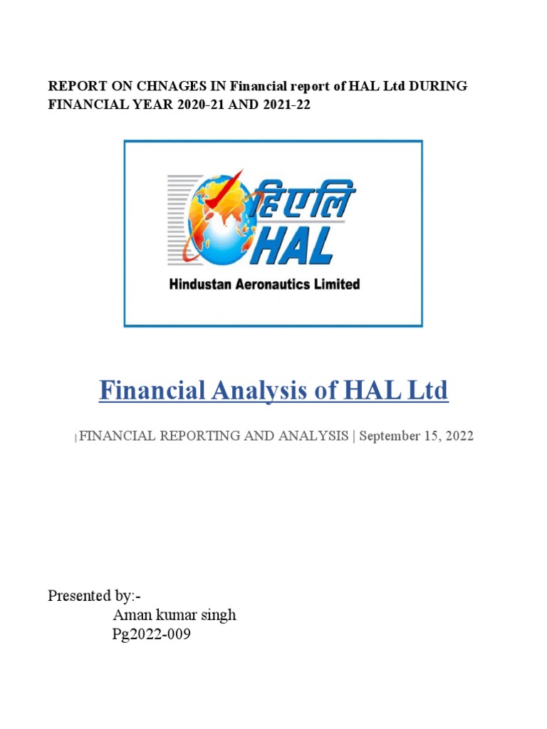 HAL Ltd Financial Report 2020-22 | PDF | Business