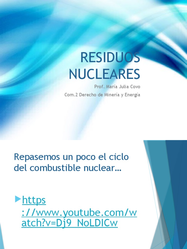 Residuos Nucleares 2º Trim. 2021 | PDF | Residuos radiactivos | La ...